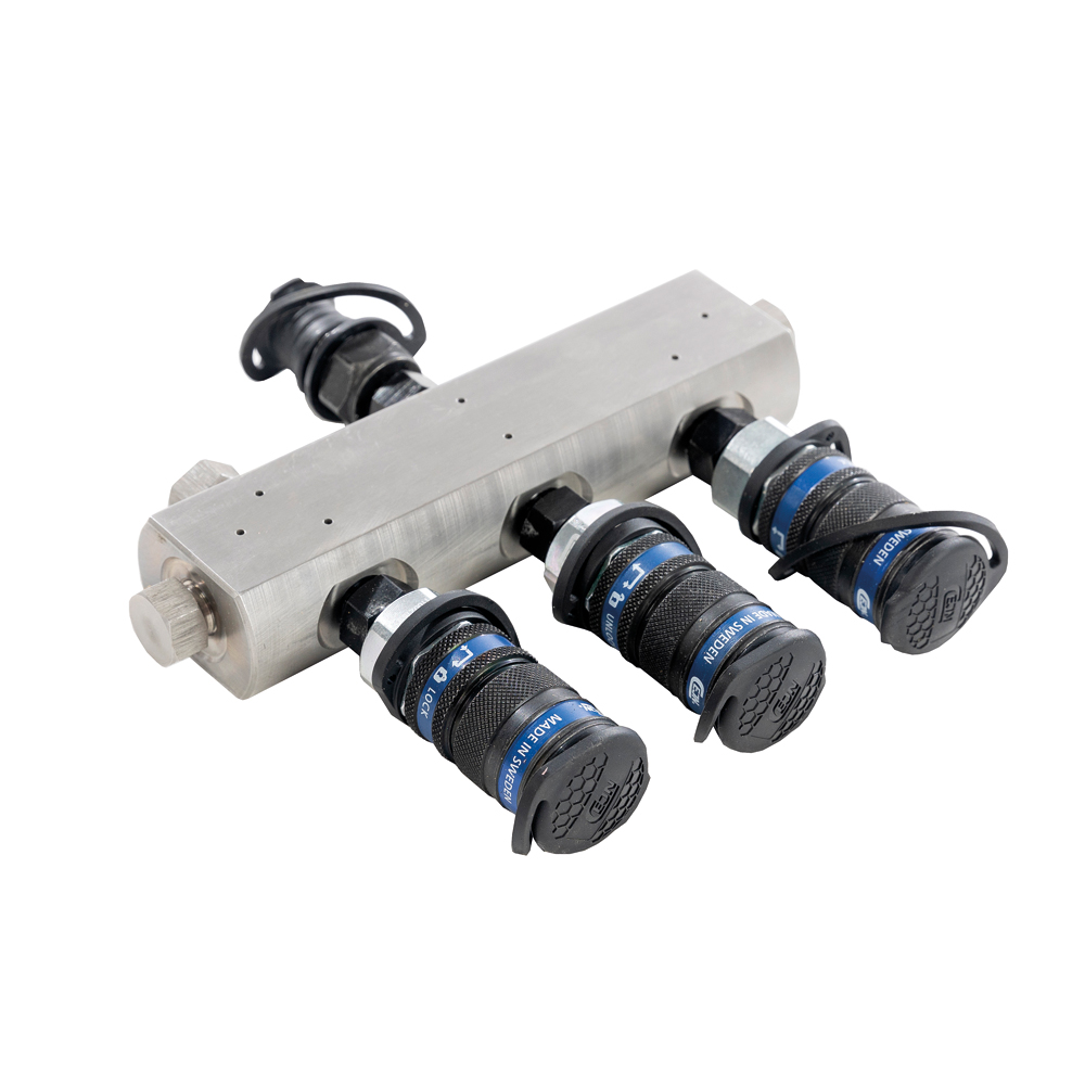 Manifold with 3 ports for tensioning | Texas Controls